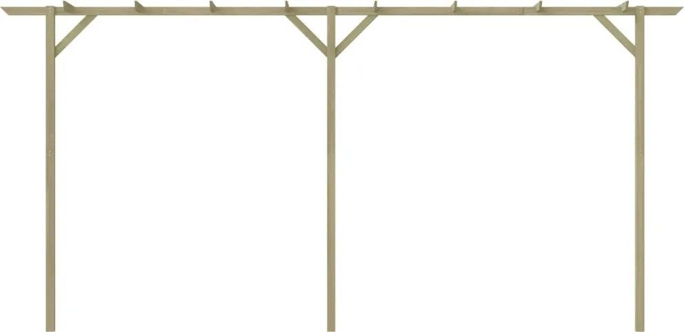 vidaXL Zahradní pergola 410 x 40 x 203 cm dřevo [41664]