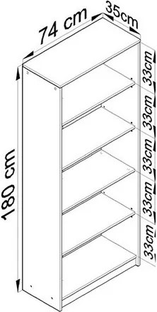 Regál SVEN - R006 - buk