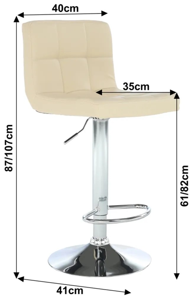 Barová židle Kaisa (béžová). 1001130