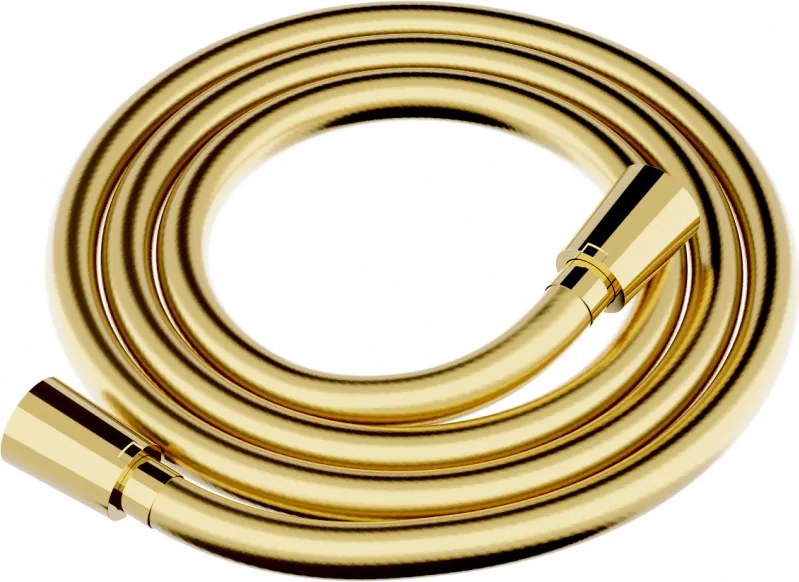 Mexen příslušenství, Sprchová hadice 150 cm, hladký povrch, zlatá, 79450-50