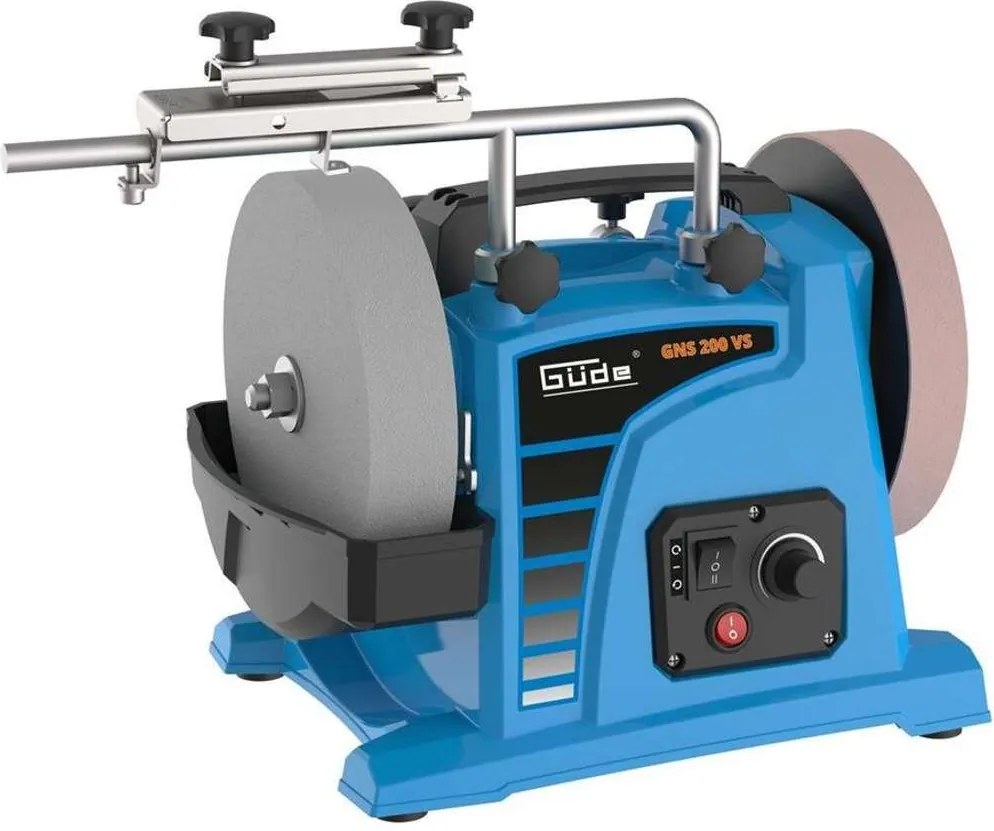 Güde - Stolní dvoukotoučová bruska GNS 200 VS, 200 mm, 120 W 55247