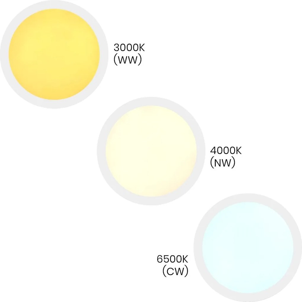 Stropní LED svítidlo Maq, 1x LED 50w, 3000-6500k, w