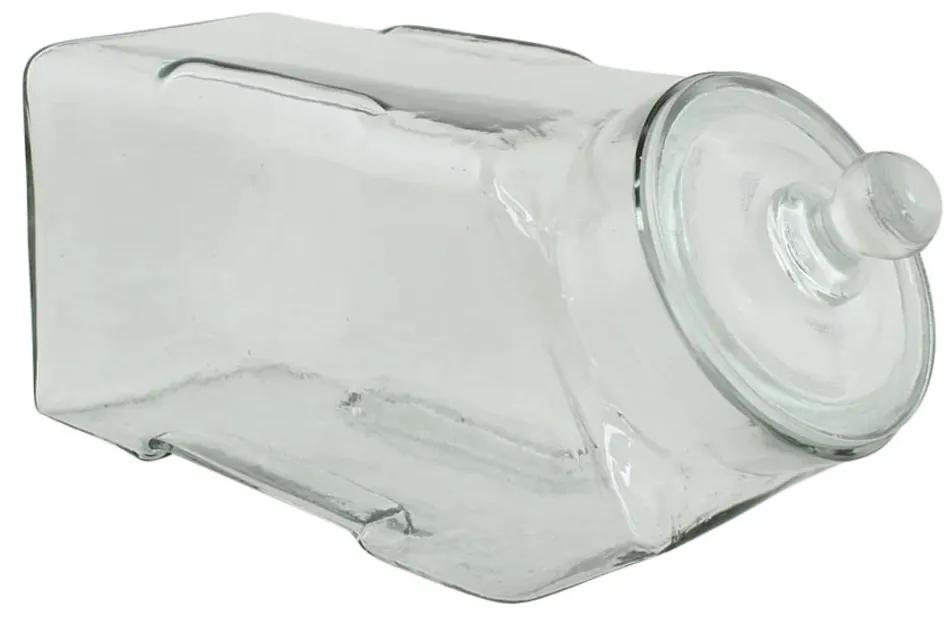 Strömshaga Úložná dóza s víčkem Recycled Glass, čirá barva, sklo