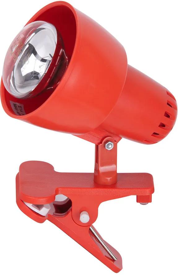 Rábalux Clip 4358 stolní lampy na čtení  oranžový   plast   E14 R50 1x MAX 40W   IP20