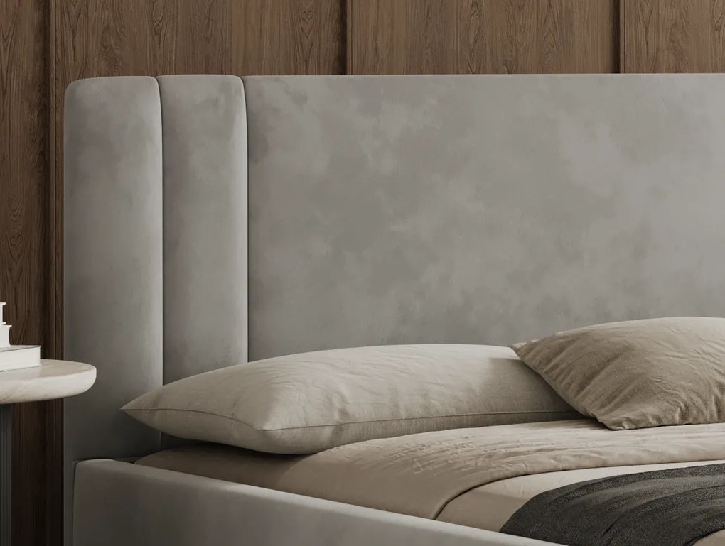 Postel ALCAMO 140x200 zelená s úložným prostorem