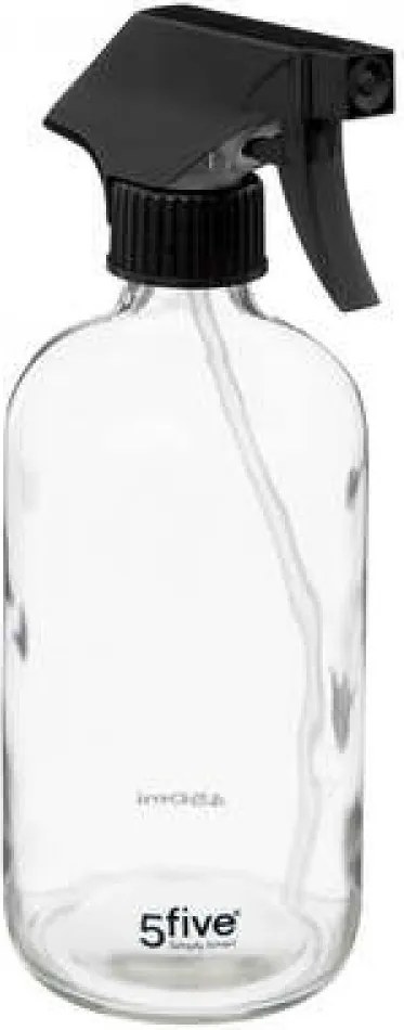 5Five® Rozprašovač na vodu/čistící prostředky, 500ml - čiré sklo