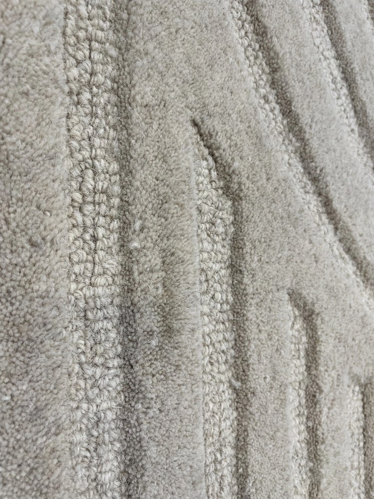 POŠKODENÝ Kusový koberec Solace Zen Garden Natural, 200x290, béžová, obývacia izba, Flair Rugs