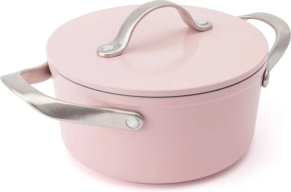Elmich Nepřilnavý keramický hrnec Zen Ø 18 cm - růžová