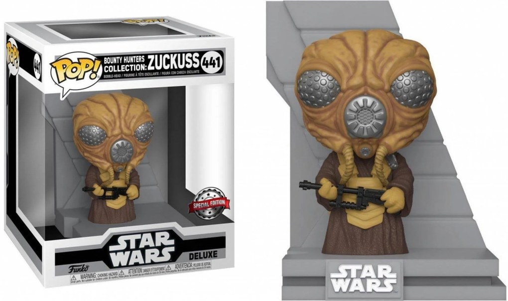 Funko pop! star wars bounty hunters zuckuss 441