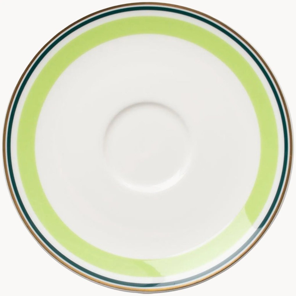 Sada podšálků z kostního porcelánu Capri, 6 dílů