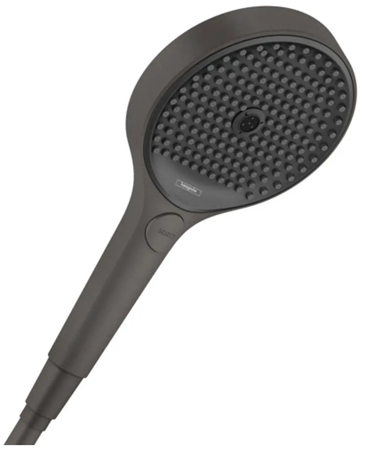 Hansgrohe Rainfinity, ruční sprcha 130 3jet EcoSmart, kartáčovaný černý chrom, HAN-26865340