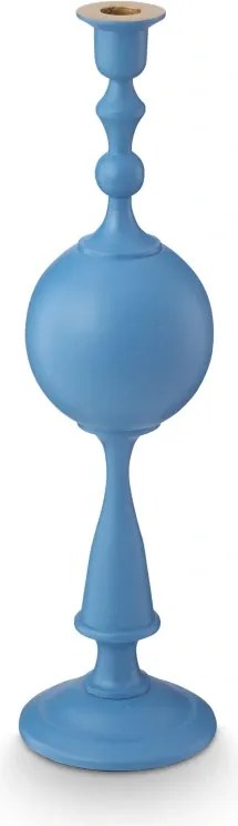 Pip Studio kovový svícen velký, světle modrý (Kovový svícen 44 cm)