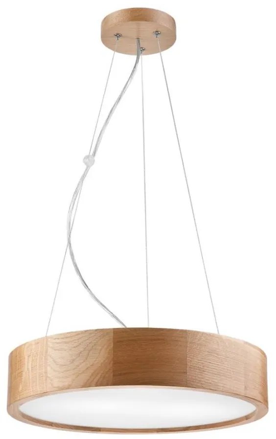 Lustr na lanku OAK 2xE27/60W/230V dub pr. 37 cm