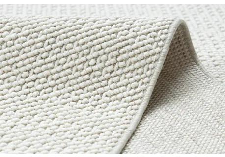 koberec NANO FH93A Jednobarevný, smyčkový, plošně tkaný bílá velikost 200x290 cm | krásné koberce cz