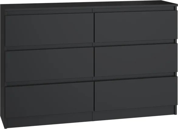FALCO Komoda Malvína M6 120 černá