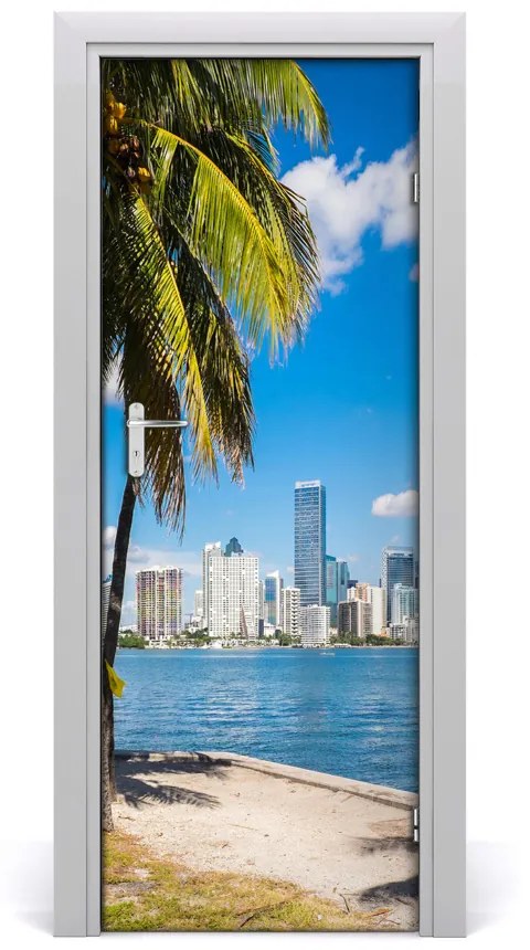 Fototapeta samolepící na dveře Miami 75x205 cm