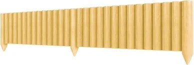 Outsunny smrkový zahradní obrubník 176 × 38 cm — dekorativní, odolný a snadná instalace pro zeleninové záhony, terasu a trávník