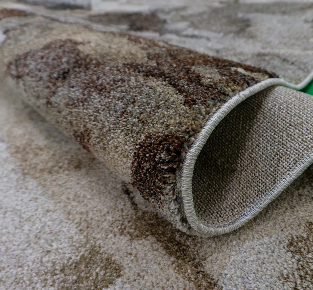 BE Koberec Wenus 7771 BEIGE - béžově hnědý obdélníkový Rozměr: 60x100 cm