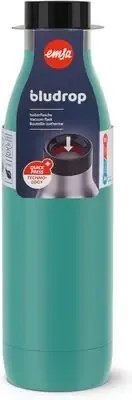 Emsa BLUDROP 0.7L zelená / Termoláhev / nerezová ocel