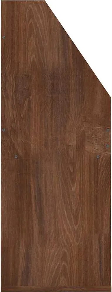 Dětský regál na časopisy hnědý dub 71 x 30 x 78,5 cm kompozit 339521