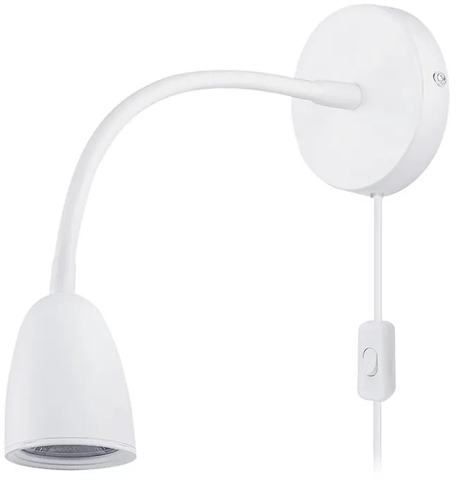 Solight LED nástěnná lampička, stmívatelná, 4W, 280lm, 3000K, bílá