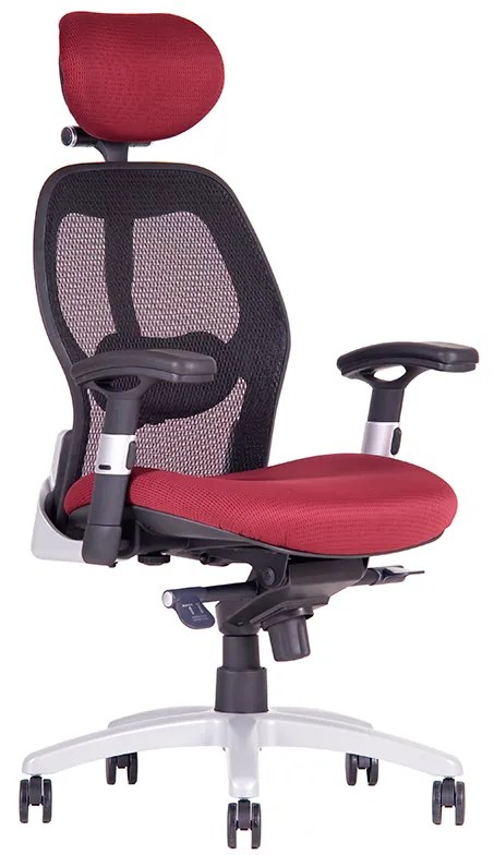 Office Pro Kancelářská židle Saturn Barva sedáku: NET vínová