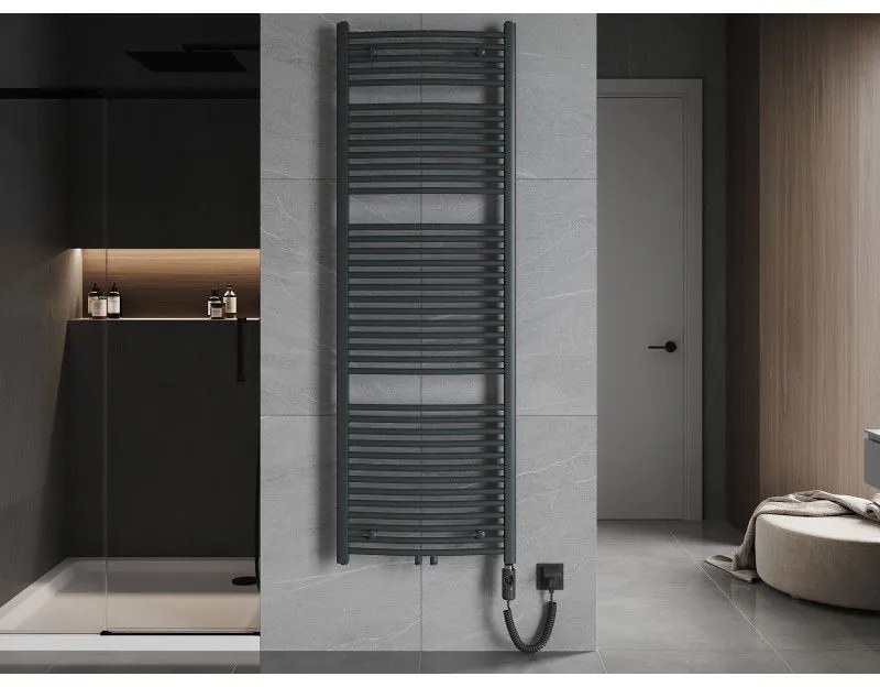 Mexen Ares, elektrické topné těleso 1800 x 600 mm, 900 W, antracitová, W102-1800-600-2900-66