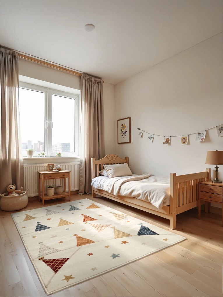 Hanse Home, Dětský koberec Adventures 106211 Cream Multicolor, 160x235, vícebarevná, dětský pokoj