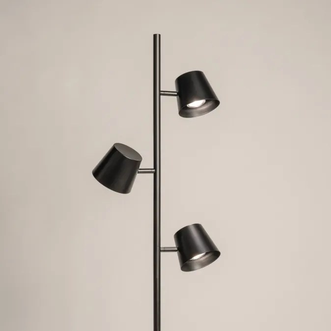 Stojací lampa Snap Fosca Black Trio