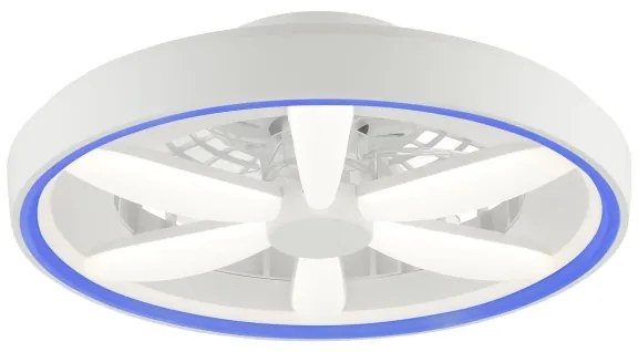 Brilliant - LED RGBW Stropní ventilátor se světlem GAIANO LED/48W/230V bílá + DO