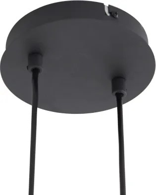 Závěsné svítidlo Lindby Isamer kouřově šedá 130 cm 8x E14 10W LED bez žárovek stmívatelné 10034203