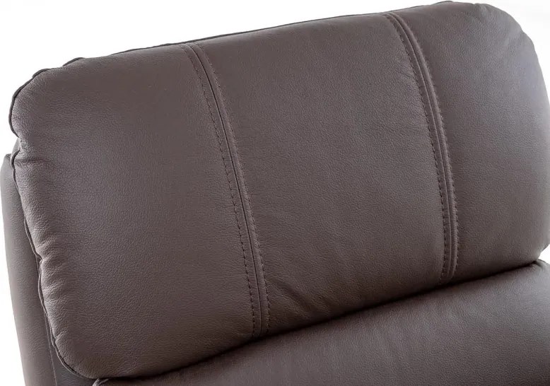 Kožené houpací křeslo s elektrickým polohováním ELEGANT 1, koňak (K 2136)