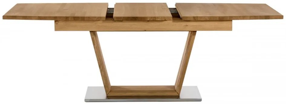 Vystavený jídelní stůl PINOT 160 x 90 cm– dub lak