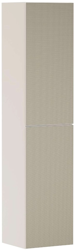 Hansgrohe Xevolos E - Vysoká skříňka 40x176x36 cm, 2 dvířka, panty vpravo, matná béžová/bronz 54222390