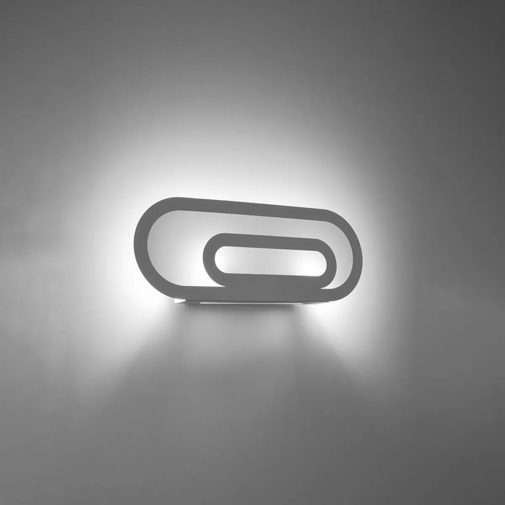 Sollux Lighting Nástěnné svítidlo SACCON bílé