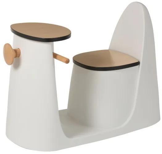 Set dřevěné dětské židličky se stolkem Ludivine - 78*49,5*59 cm