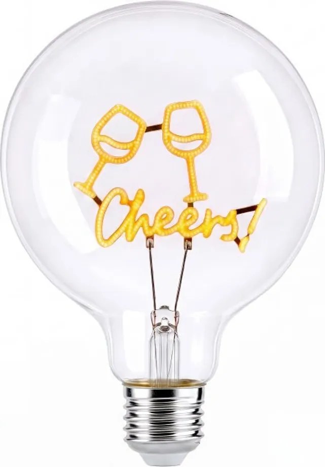BRIGHT LIGHT LED Žárovka "Cheers" - žlutá