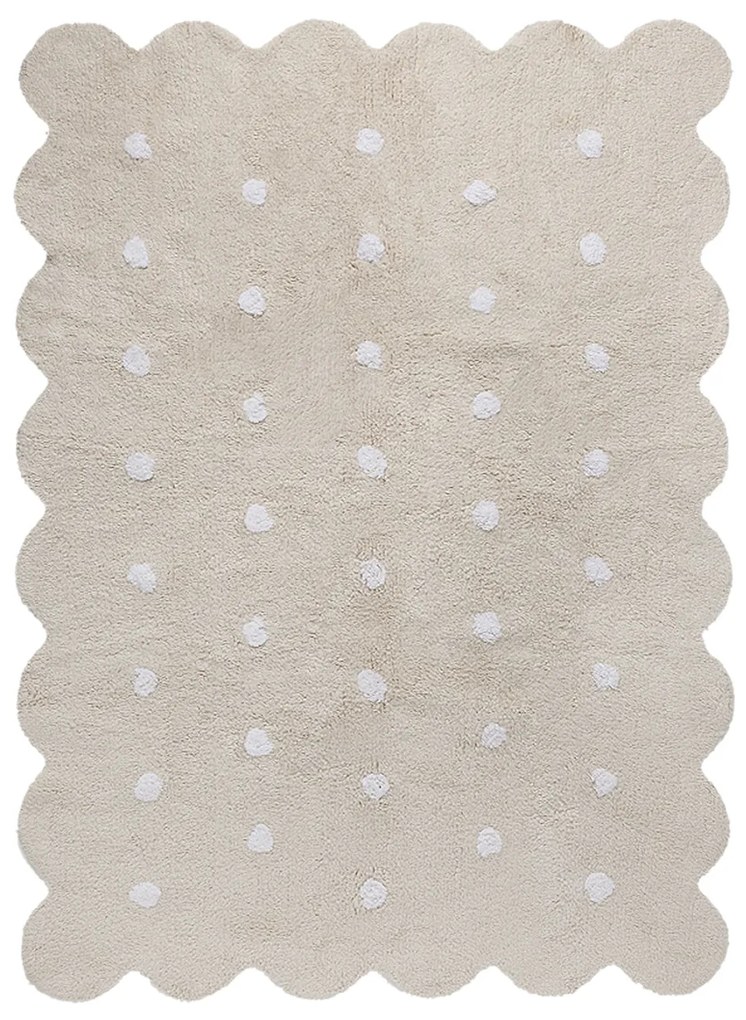 Lorena Canals koberce Pro zvířata: Pratelný koberec Biscuit Beige - 120x160 cm