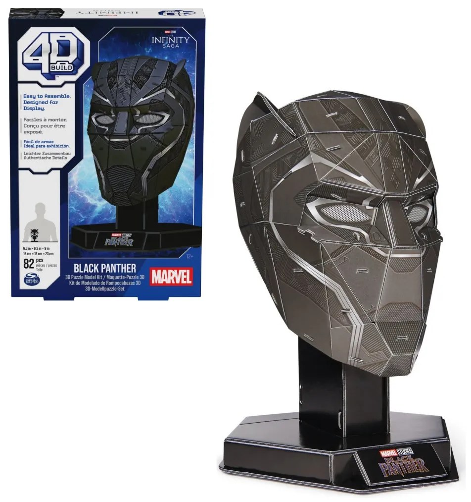 Spin master Puzzle Marvel Black panther 4D