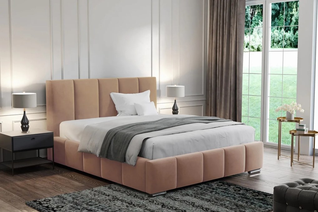 Postel MODEL 09 120x200 růžová - MAGIC VELVET 2269