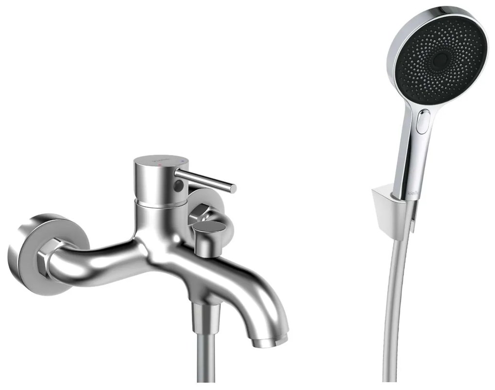 kielle Oudee - Vanová baterie s příslušenstvím EcoSpare, chrom 10302SN10