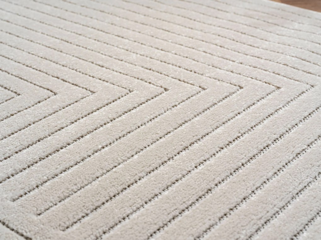 Ayyildiz, Kusový koberec Nova 1202 cream - na ven i na doma, 80x150, bílá, chodba / předsíň