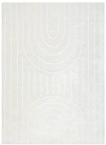 Dywany Łuszczów, Kusový koberec Mode 8494 geometric cream, 160x220, bílá, chodba / předsíň