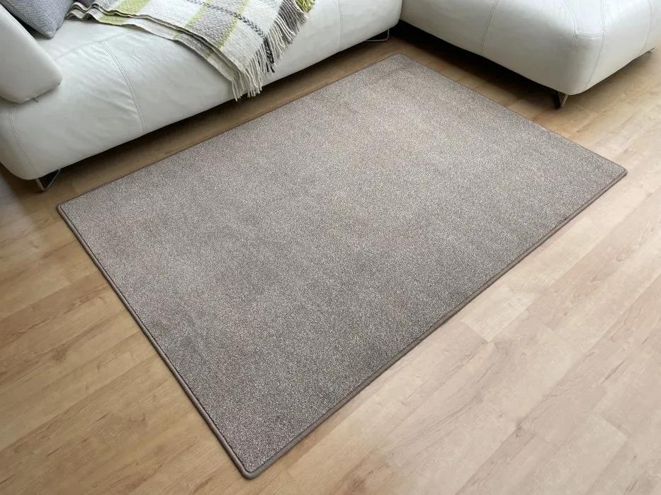 Kusový koberec Matera hnědý Varianta: Kruh 57 cm průměr