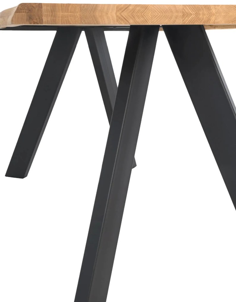 Stůl lunac 160 x 90 cm černý MUZZA