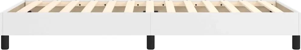 Rám postele s boxspringem bílý 90 x 190 cm umělá kůže 3120671