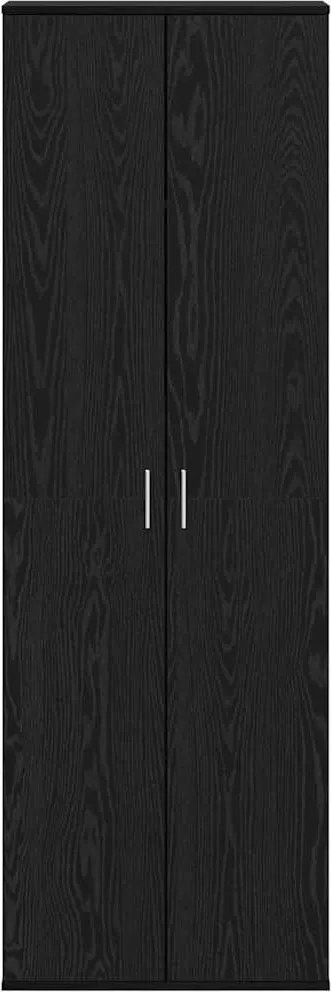 Highboard 60 x 35 x 180 cm Kompozitní dřevo Černý dub 3365569