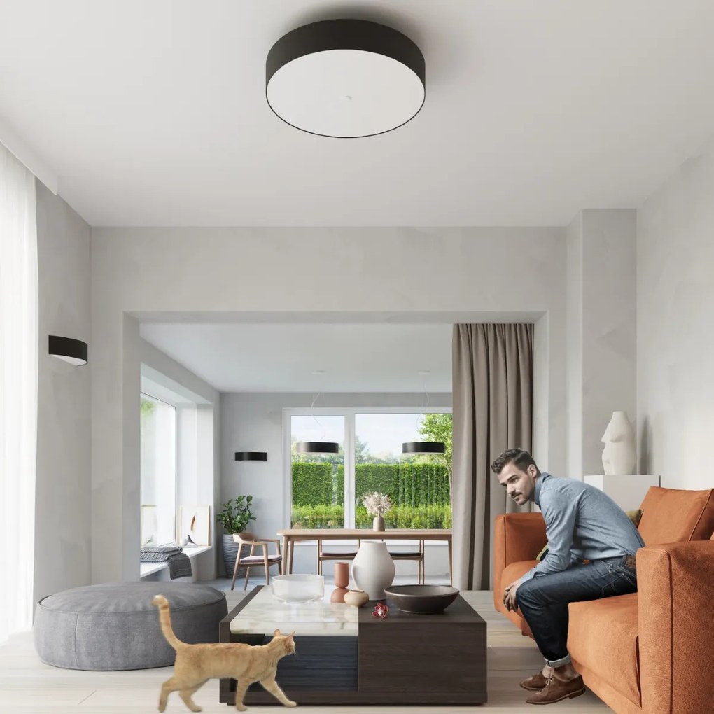 Sollux Lighting Stropní svítidlo SKALA 60 černé