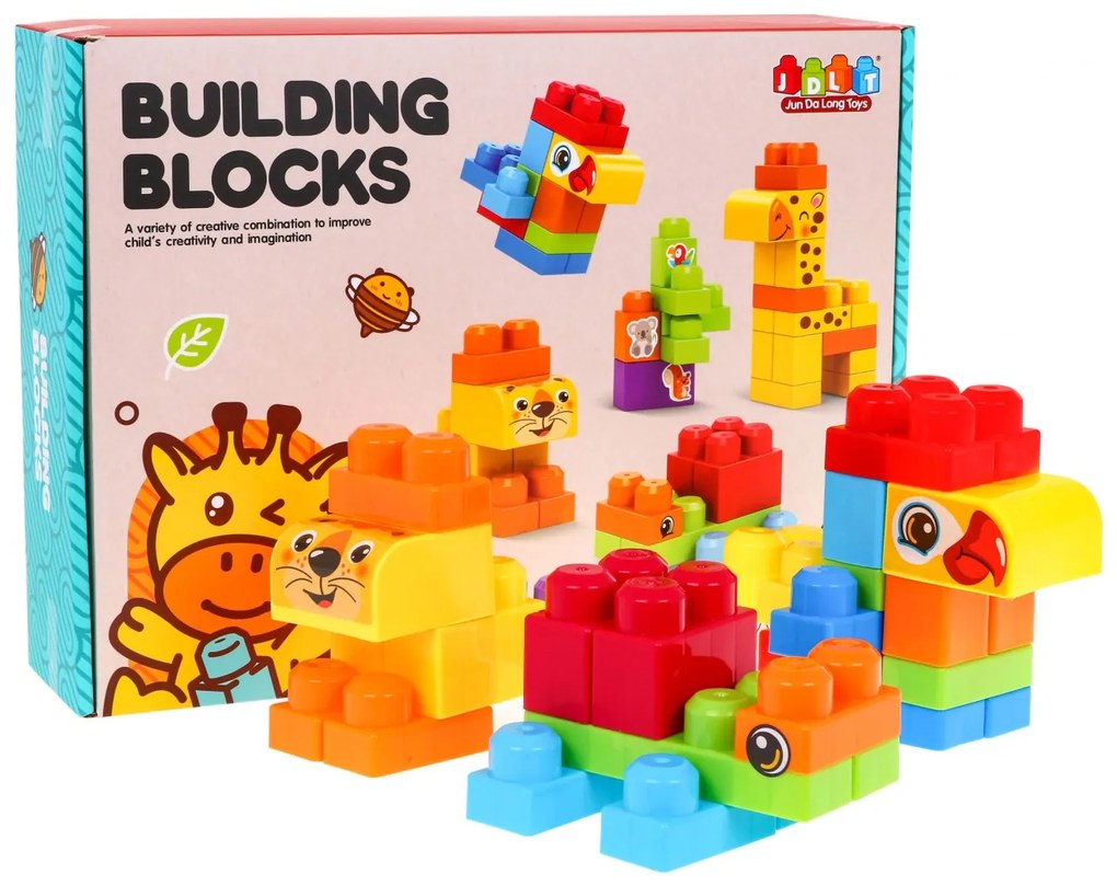RKToys Stavebnice Zoo 68 ks