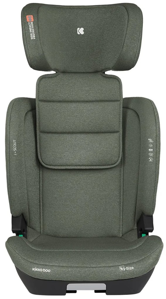 KikkaBoo Autosedačka 100-150 cm i-Scout i-Size Black